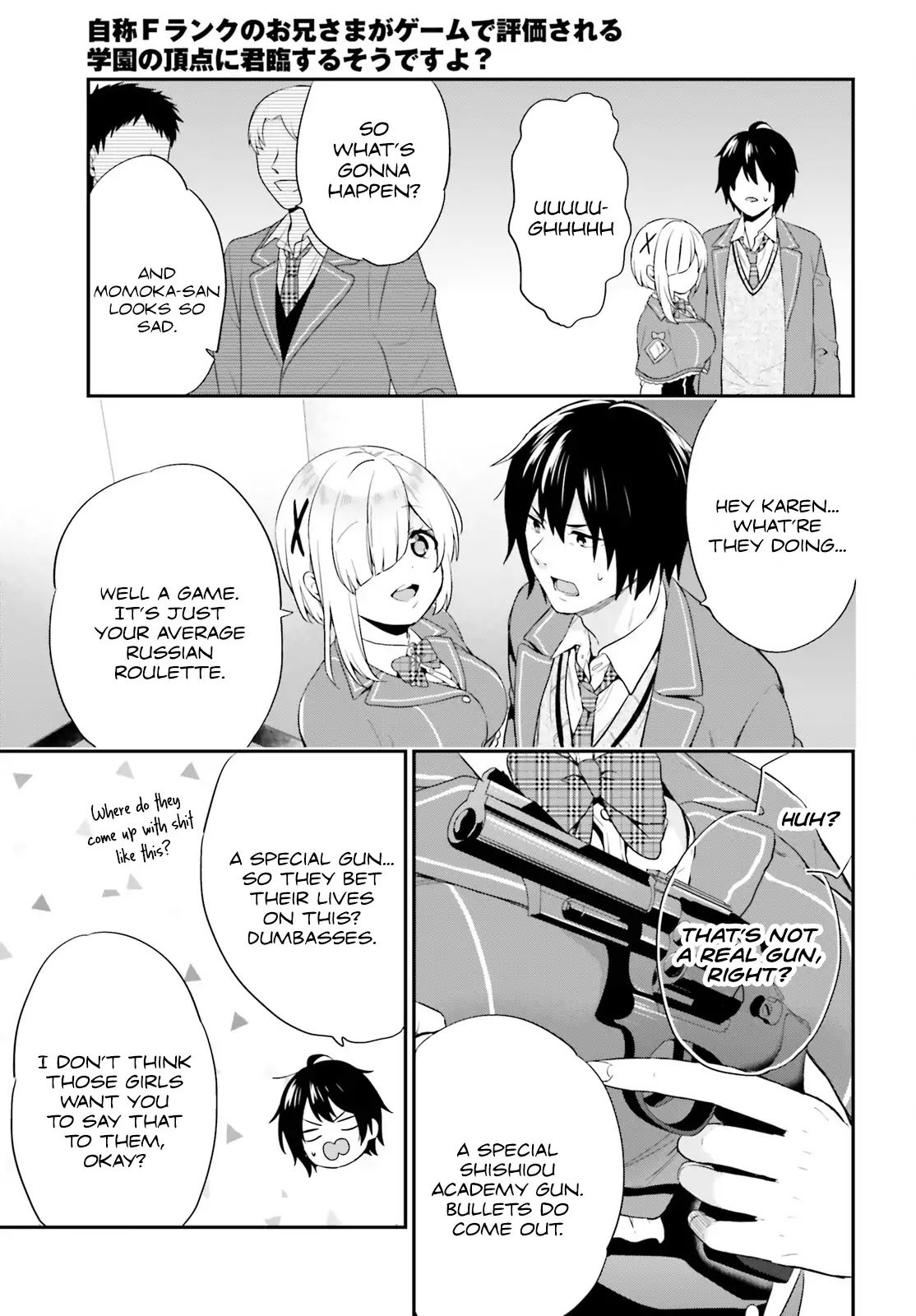 Jishou F-Rank no Oniisama ga Game de Hyouka sareru Gakuen no Chouten ni ...